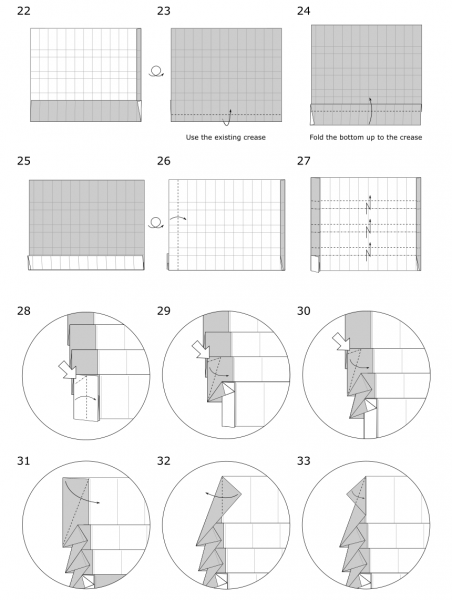 One Sheet Origami Tree v4 - Jo Nakashima